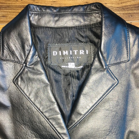 Dimitri Collection | Jackets & Coats | Black Leather Coat By Dimitri ...